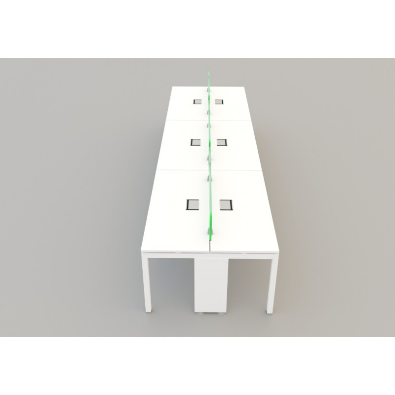 benching stations, work stations, OPEN FLOOR PLAN CUBICLES, CUBICLES ...